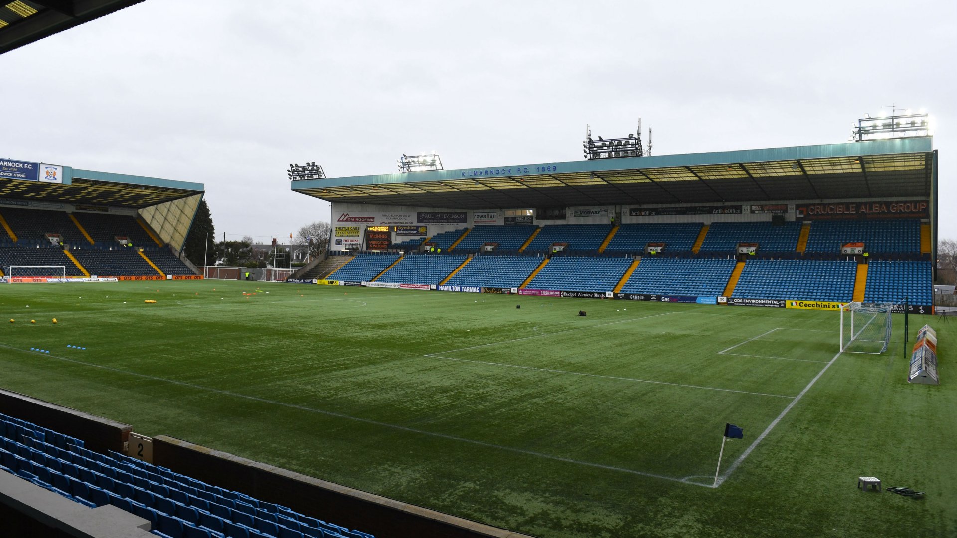 Get your hands on a piece of Rugby Park pitch - Kilmarnock FC