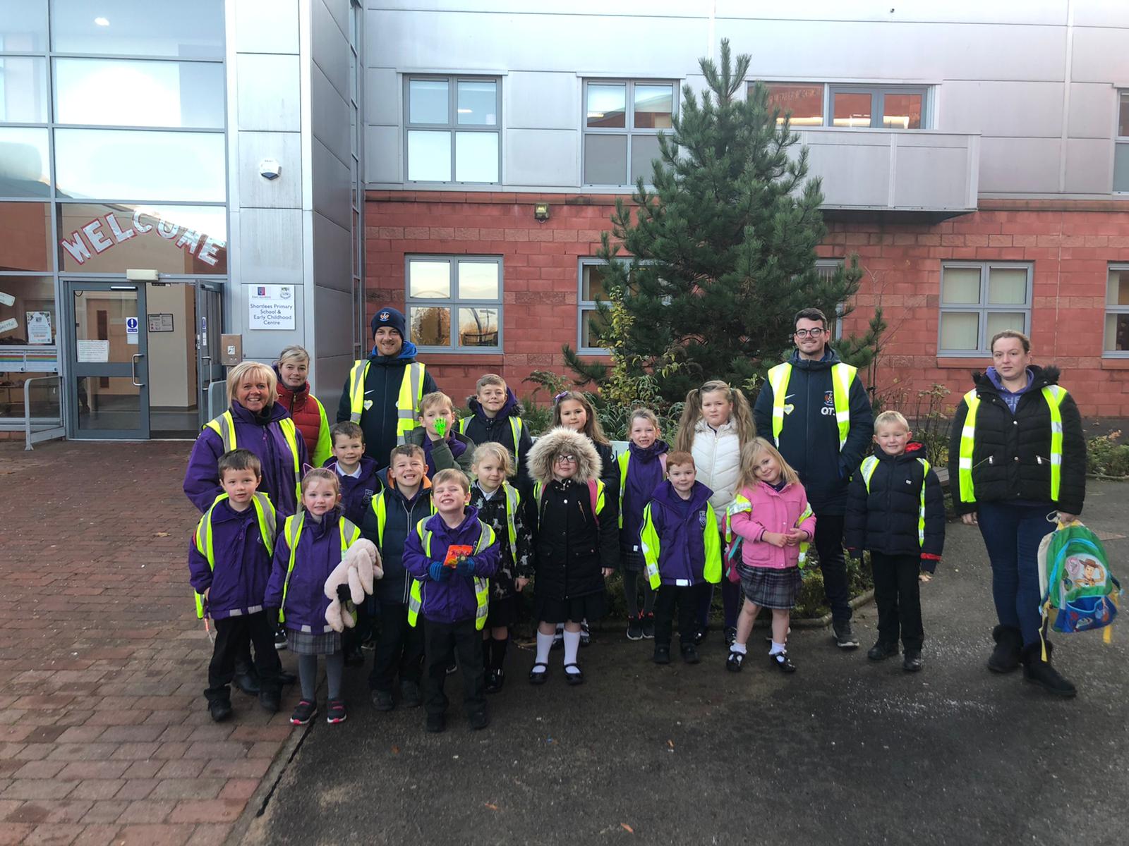 KCST in the community: walking school bus - Kilmarnock FC