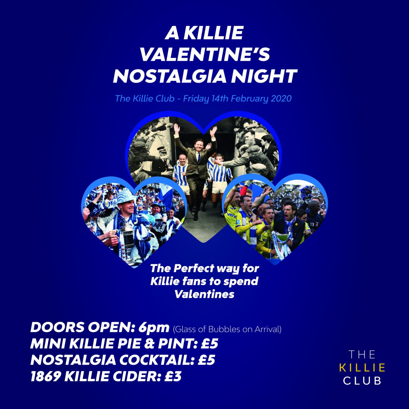 Enjoy a Valentine's Day to remember with us - Kilmarnock FC