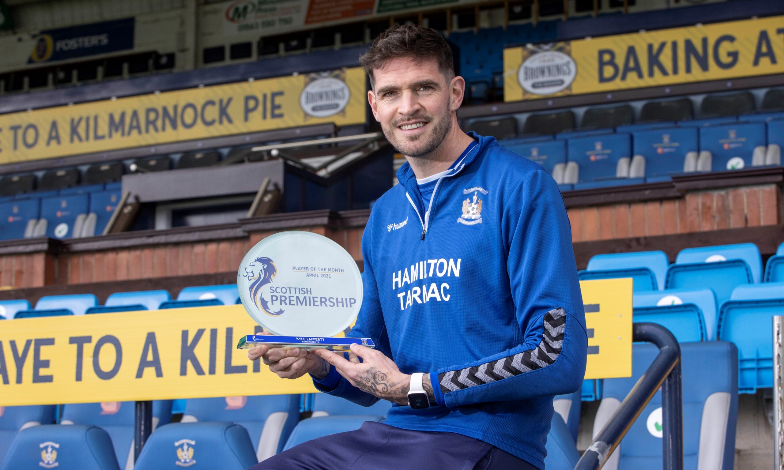 Kyle Lafferty named Premiership Player of the Month - Kilmarnock FC