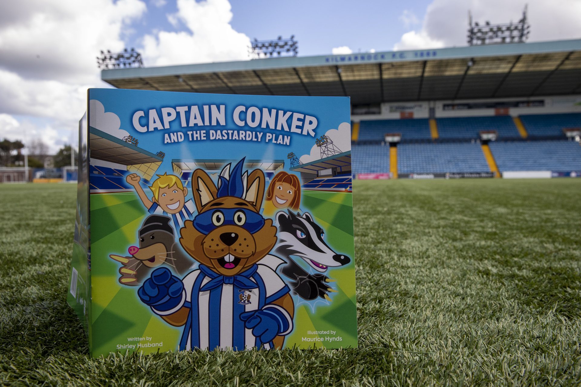 Captain Conker children's book launched - Kilmarnock FC