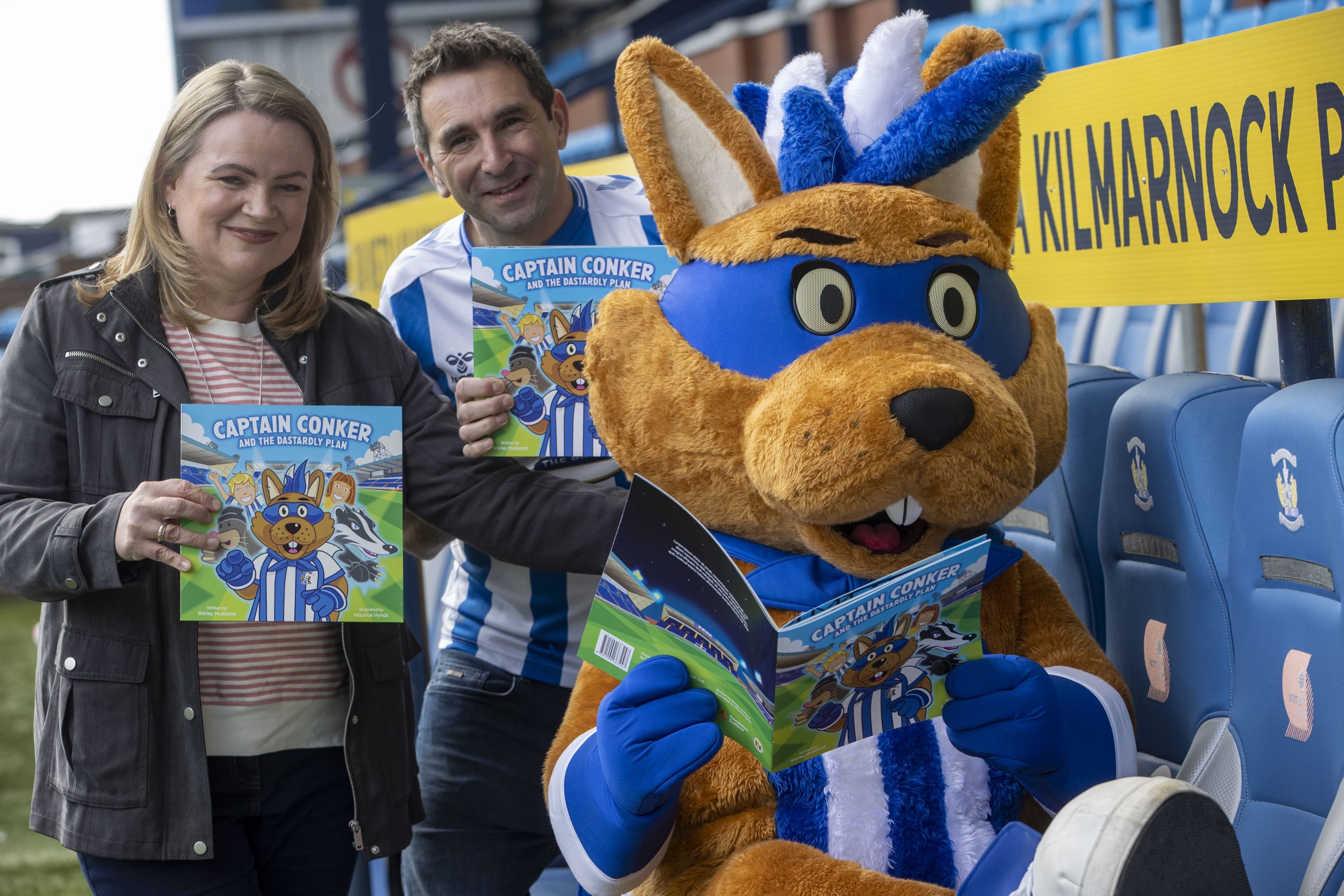 Captain Conker children's book launched - Kilmarnock FC