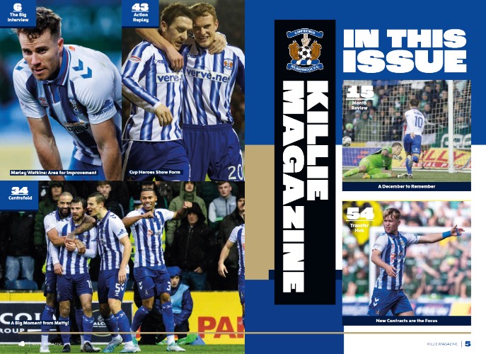 Inside January's Killie Magazine - Kilmarnock FC